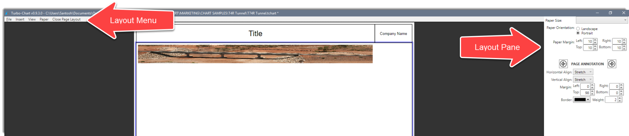 Turbo Chart print layouts